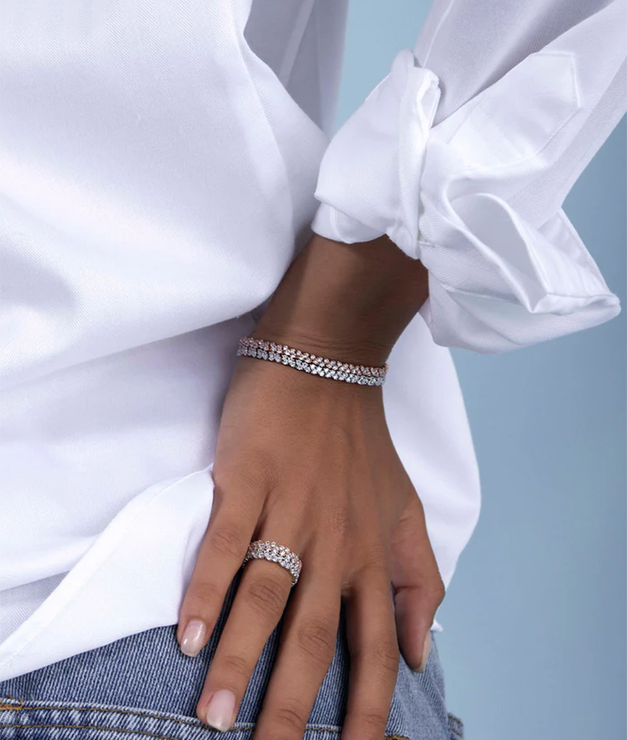 Bracelet APM Monaco Printemps pavé