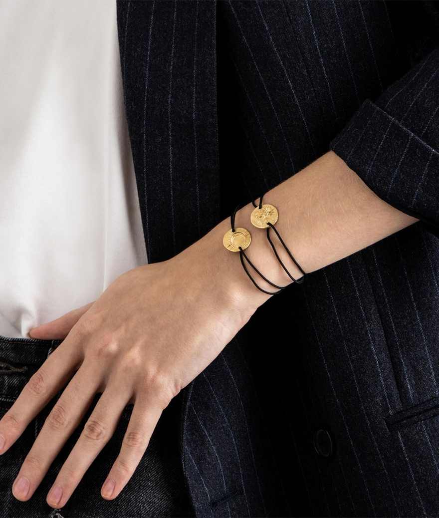 Bracelet Arthus Bertrand Comédie Éclipse Vermeil